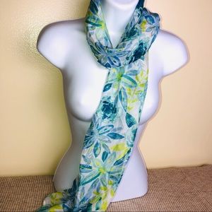 Accessories | Floral Print Pretty Scarf | Poshmark